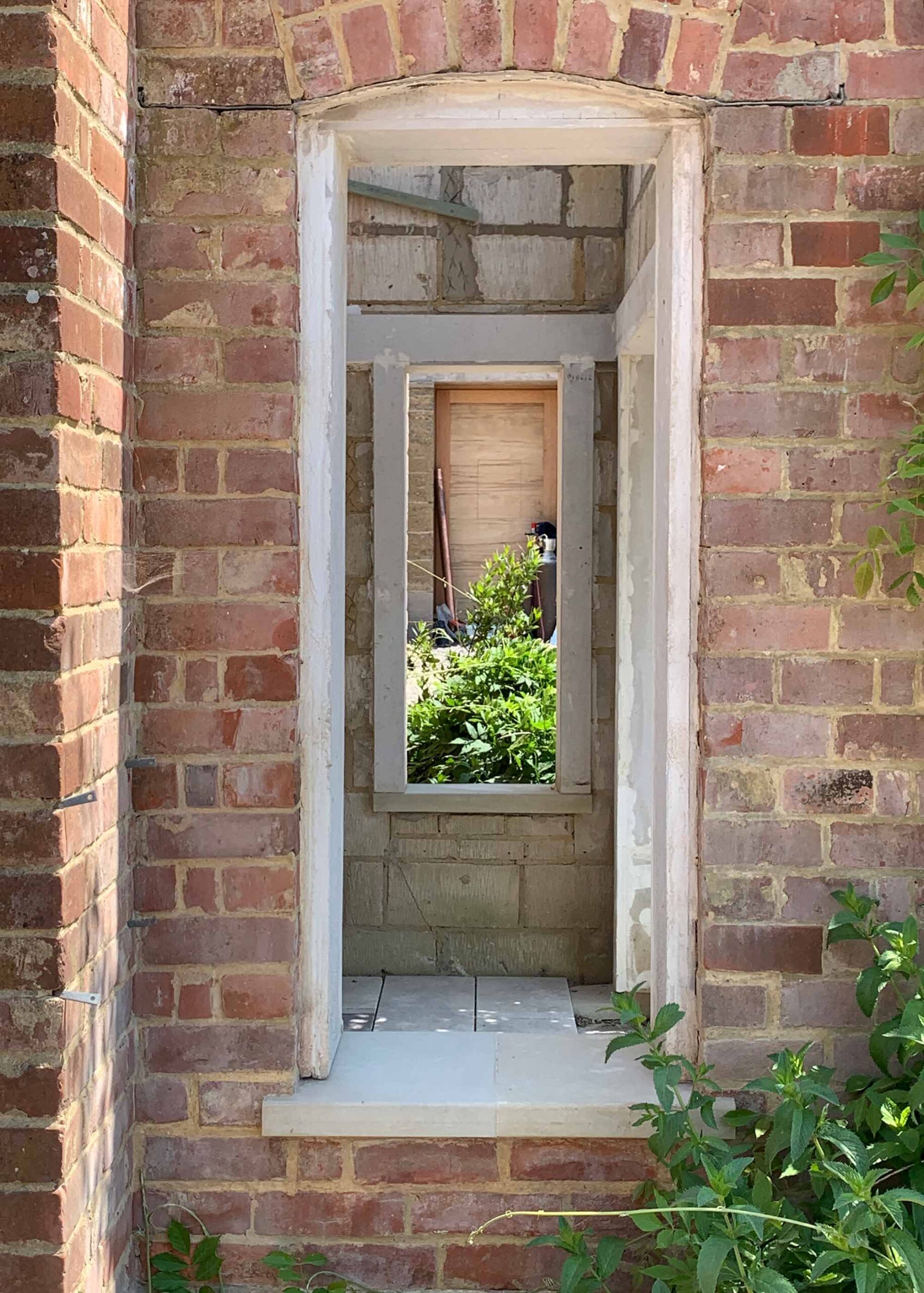 On site at the Rammed Earth House — Tuckey Design Studio