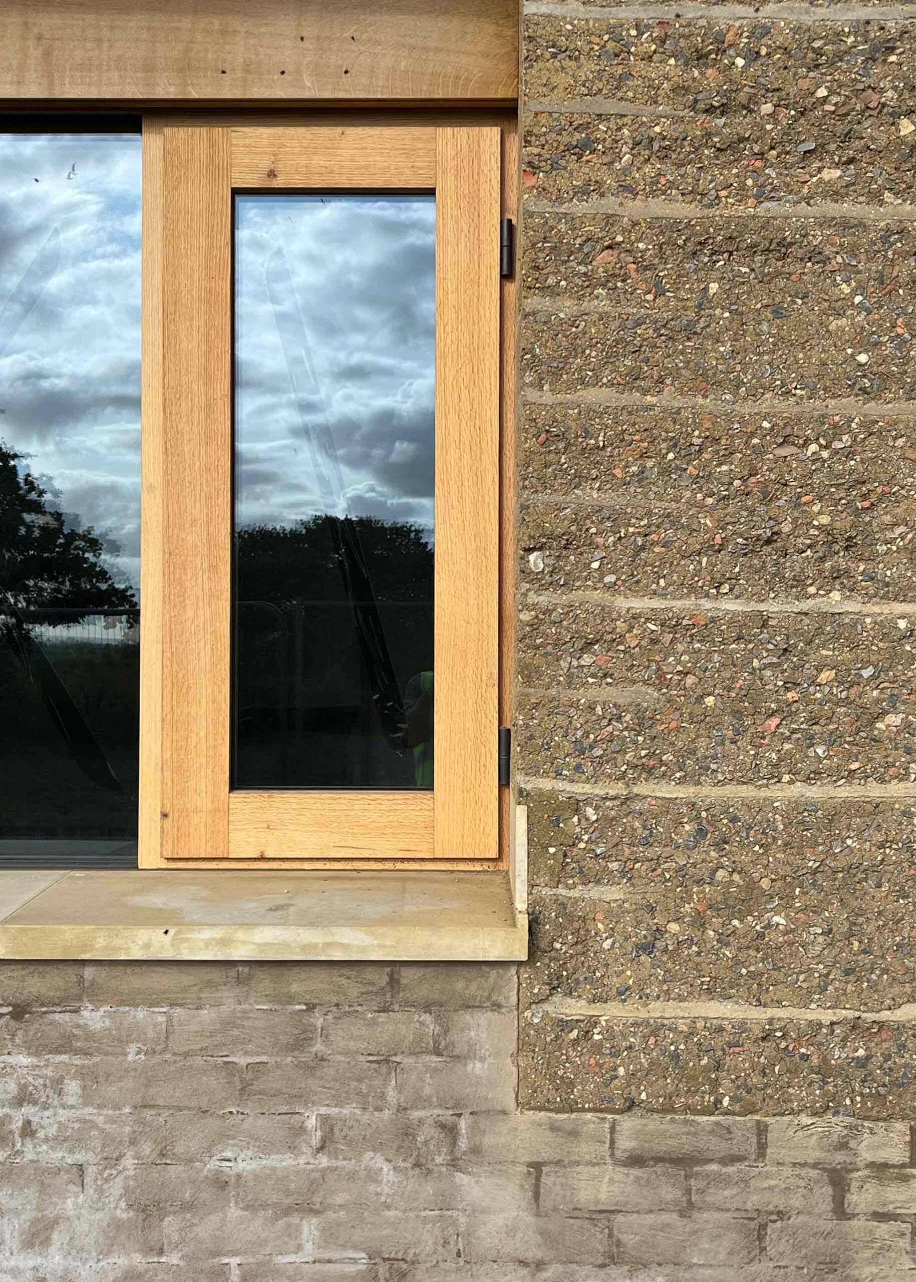 On site at the Rammed Earth House — Tuckey Design Studio